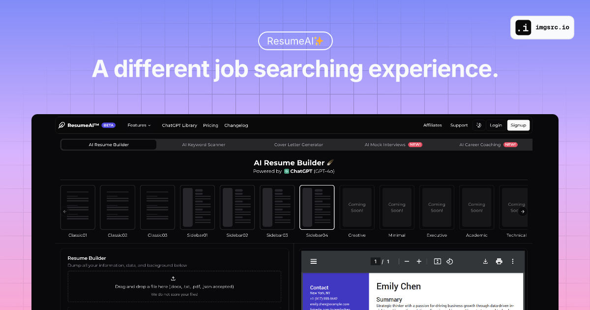 Resumeai Ai Powered Ats Friendly Resume Builder